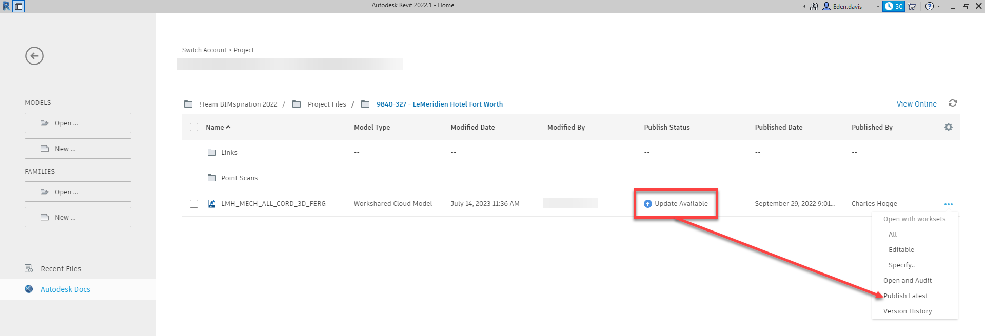 Unable to open Revit Cloud Model – CADD Microsystems